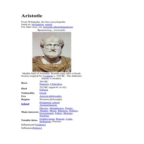 Aristotle | PDF
