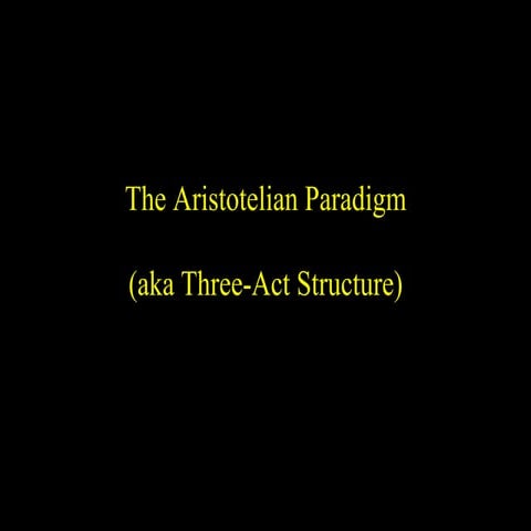 The Aristotelian Paradigm | PPT