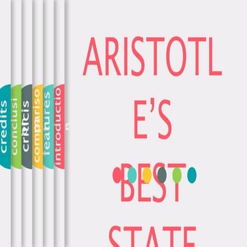 Aristotle best state | PPTX