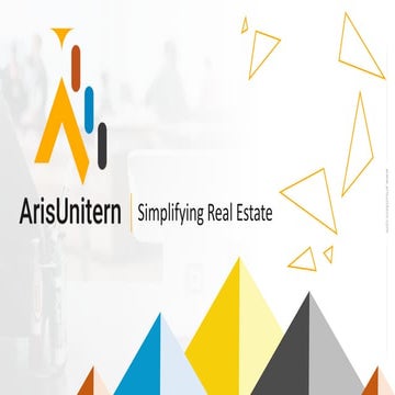ArisUnitern Presentation about the real estate | PPTX