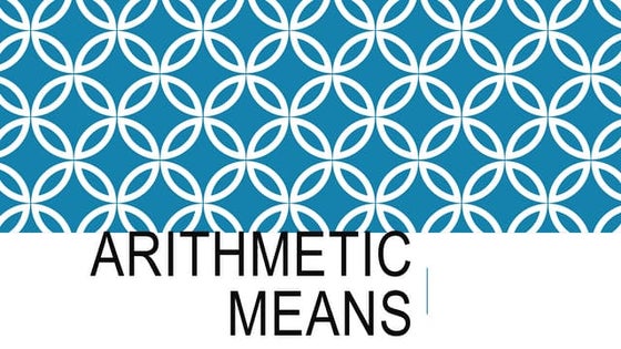 Arithmetic Sequence Ppt