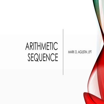 Arithmetic Sequence Grade 10 Mathematicspptx Education