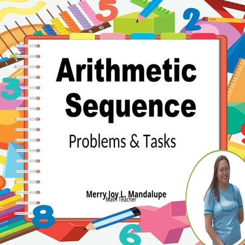 Arithmetic sequence problems sets and tasks | PPT