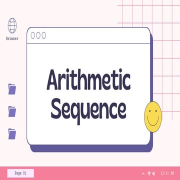Arithmetic sequence, series, mean.pdf
