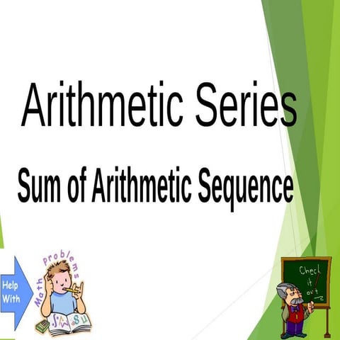 Arithmetic series Quarter 1 Mathematics.pptx