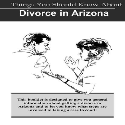 Arizona supreme court divorce booklet | PDF