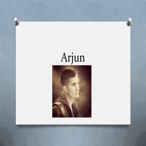Arjun | PPTX | Songwriters/Folk | Music