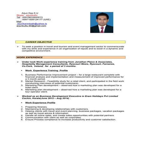 Arjun das cv updated | PDF
