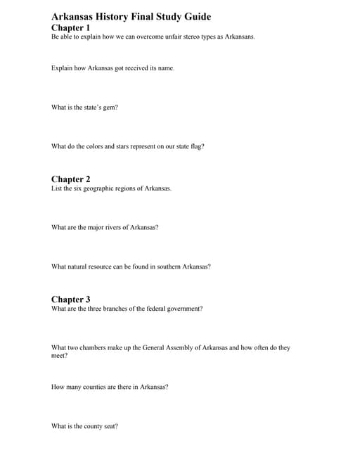 Exam 2 study guide | PDF