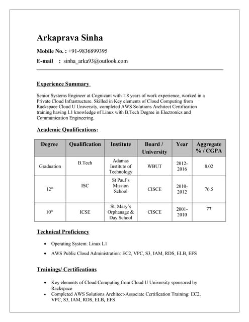 Cloud U Certificate | PPT