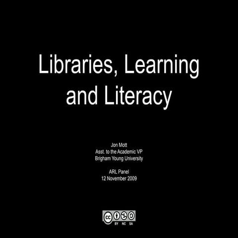 Libraries, Learning, and Literacy | PPTX | Search | Internet