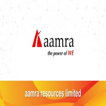 profile presentatiuon of the amra r limited | PPTX