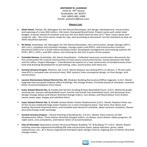 Arl Project List | PDF | Civil Engineering Industry | Industries