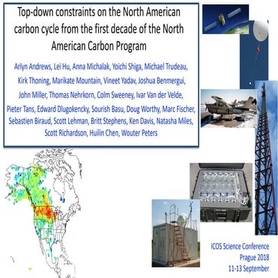 Top-down constraints on the North American carbon cycle from the first ...