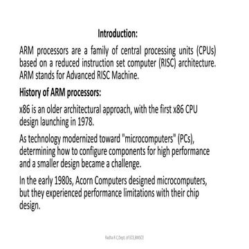 ARM-Unit-1.pdf | Computer Peripherals | Computing