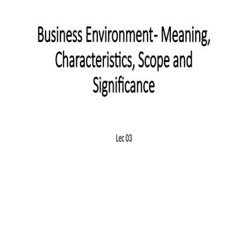 ARM 204 Lec 03.pptx....agribusiness environment | PPT