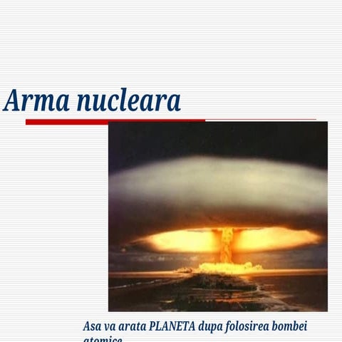 arma-nucleara-ioana-davis.ppt fizica nucleara | PPT