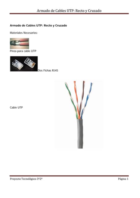 Codigo colores cables_utp | PDF