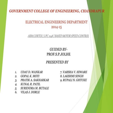 Speed Control of Induction Motor Using PLC and SCADA System | PDF