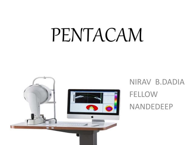 Pentacam analysis | PPTX