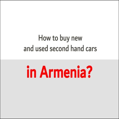 Buy Cars in Armenia with Mekenan.com