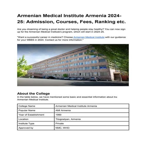 Yerevan State Medical University Armenia 2024-25.pdf