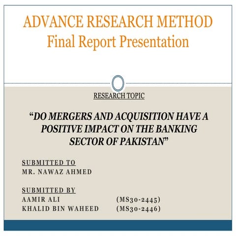 Arm Final Report Presentation | PPTX