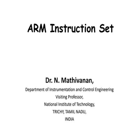 Arm Instruction Set Pdf Programming Languages Computing