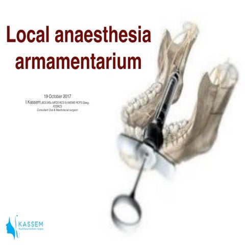 Local Anesthesia: Armanterium | PPT