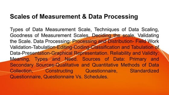 Types of Scales and Scaling Techniques | PPTX | Science