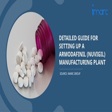 Detailed Project Report: Setting up a Armodafinil (Nuvigil ...