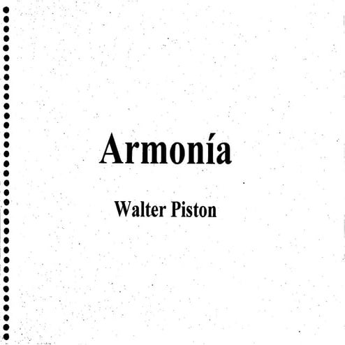 Armonia walter-piston | PDF
