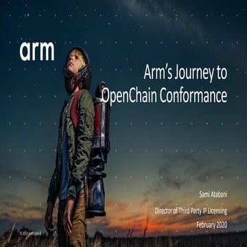 OpenChain Conformance: Arm Case Study | PDF