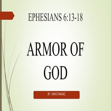 Armor of god | PPTX