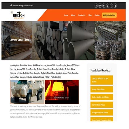 Armor Steel Plates, Armor 500 Plate, Armor Plate, Ballistic Steel Plate ...