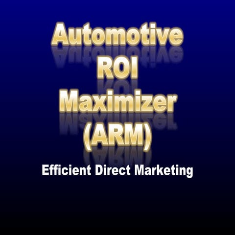 ARM ROI Presentation | PPT