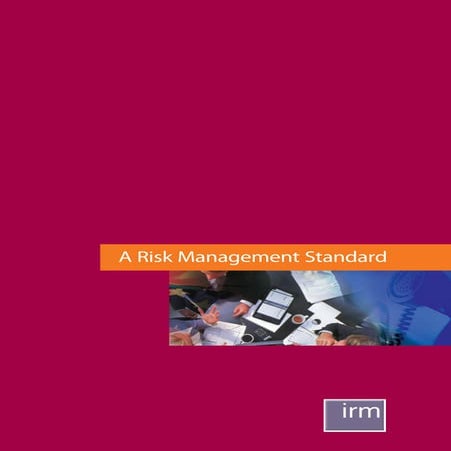 The IRM India- A Risk Management Standard | PDF
