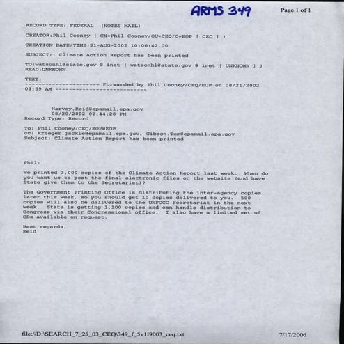 EPA CAA Follow Up Response Letter to FOIA | PDF