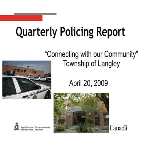 RCMP 2009 Q1 Report | PPT