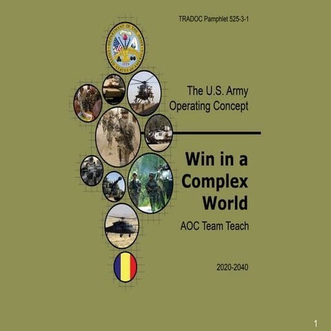 Army Operating Concept Team Teach | PDF
