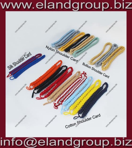 Army shoulder cord interwoven one color gold | PDF