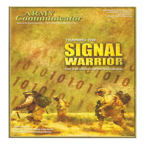 Army communicator Winter 2006 Mattison Black Network Article (page 13 ...