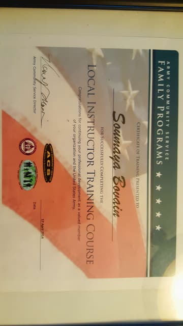 Army brifer certificate | PDF