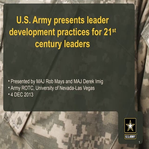 Basic army leadership | PDF