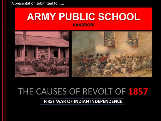 The revolt of 1857 | PPSX