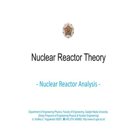 Arn 02-0-reactor theory | PPT