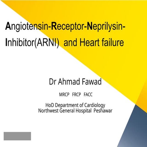 AANGIOTENSIN RECEPTOR-NAPRILISIN INHIBITOR-ARNI-. FROM EVIDENCE TO ...