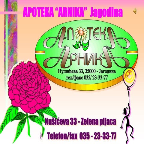 Apoteka Arnika Jagodina | PPT