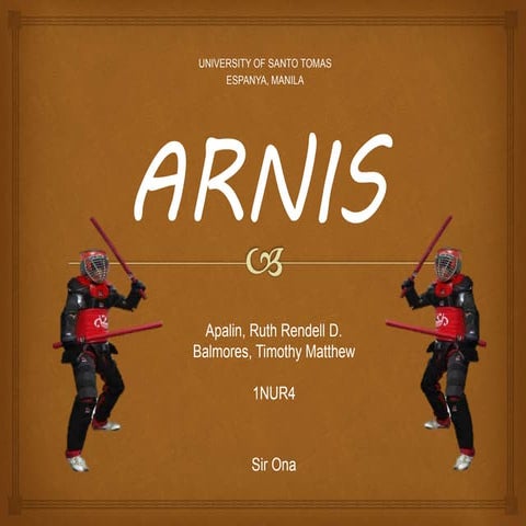 Arnis ppt | PPTX