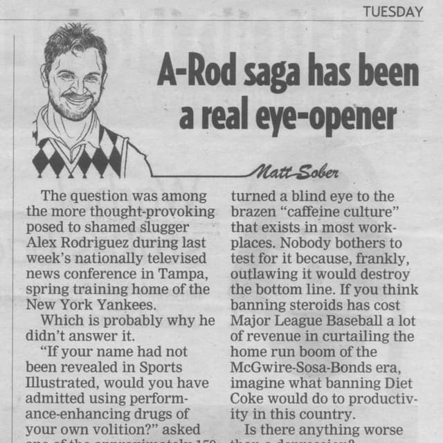 Newspaper column | PDF